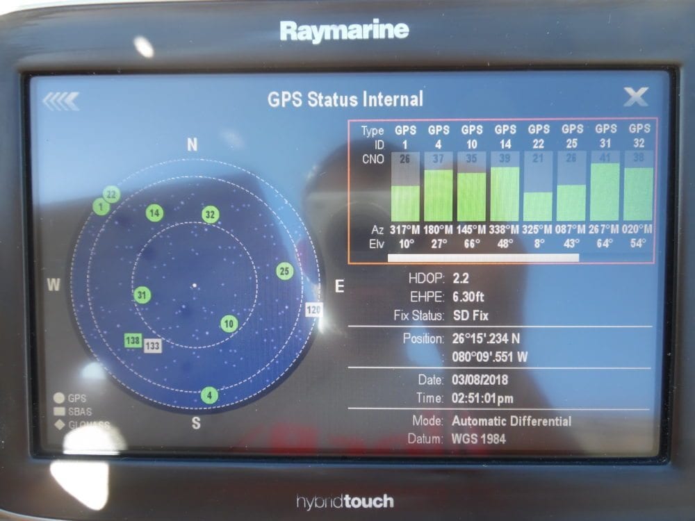 Raymarine e95 eSeries HybridTouch MFD W/ Suncover - Good Condition ...