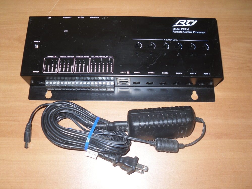 RTI ZRP-6 Remote Control Processor w/ Power Supply & Terminal Connectors - Max Marine Electronics