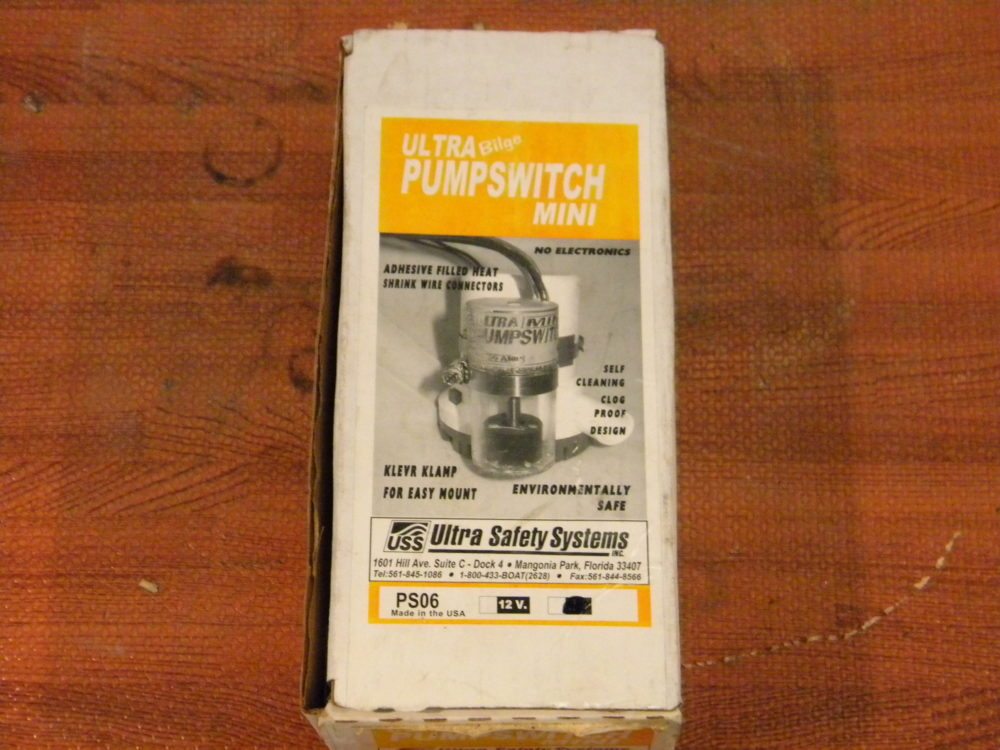 Ultra Safety Systems - Ultra Bilge Pump Switch - USS PS-06 - 12v. - Max ...