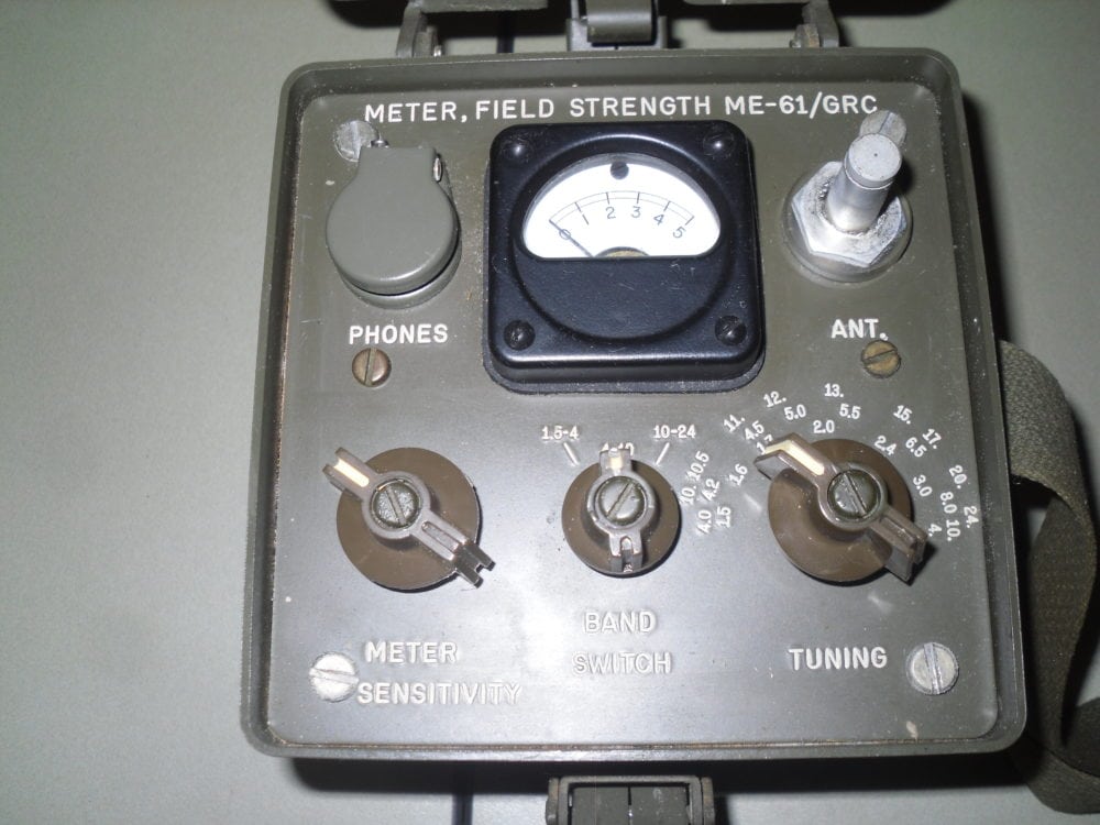 Multronics ME-61 / GRC Field Strength Meter Corps US Army Military ...