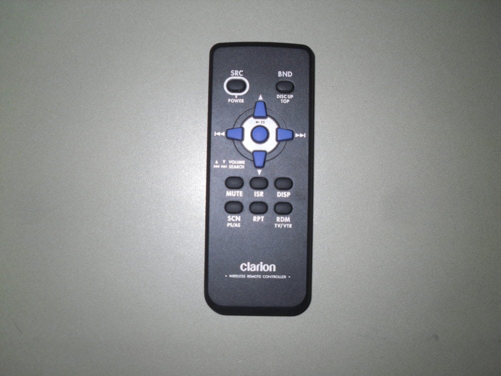 CLARION REMOTE CONTROL RCB-176 for CMD5 CMD6 CMD7 CX201 CX501 CX609 ...