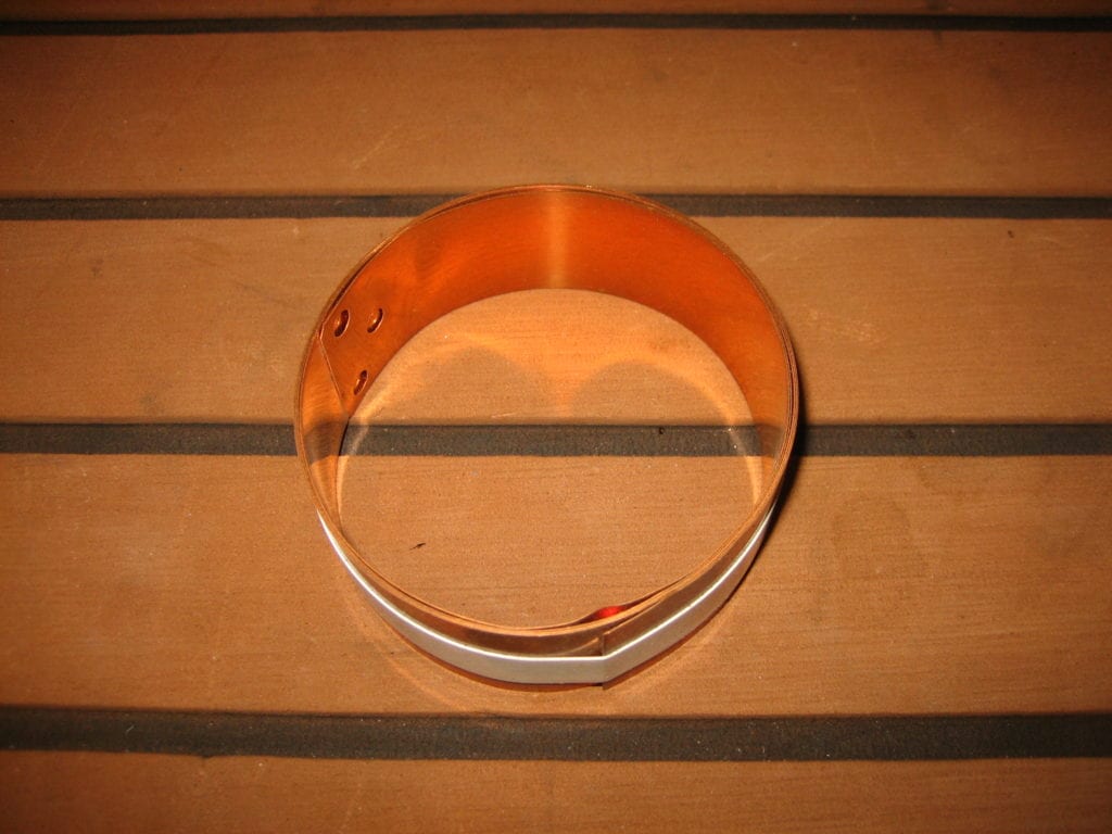 4' X 1.25″ NEW Solid Copper Ground Grounding Strap Sheet Roll for HAM ...