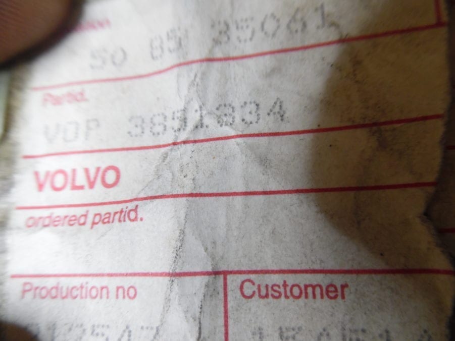 Genuine Volvo Penta 3851334 OEM Propeller Nut - FREE US SHIP - Max ...