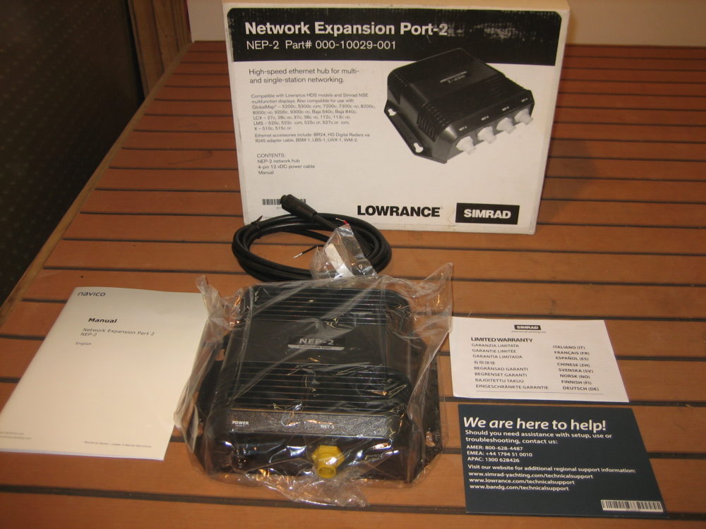 Simrad/Lowrance/Navico NEP-2 Network Expansion Port - NEW IN BOX - Max ...