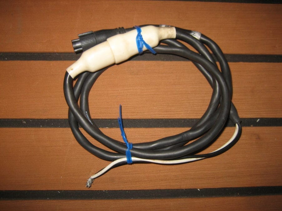 Furuno 30" 000-135-397 3 Pin Power Cable f/ FCV-582L 600L ETR 6/10 DFF1 ...