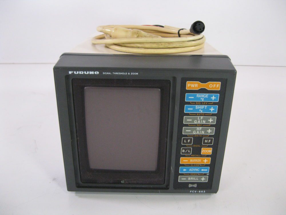 Furuno FCV-663 Sounder Head Unit - TESTED & WORKING - 50/200 khz - 90 ...