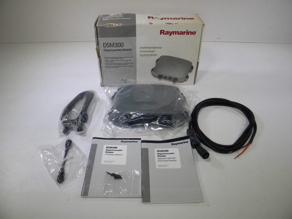 Raymarine DSM300 Sounder Module + Accessories E63069 New Old Stock ...