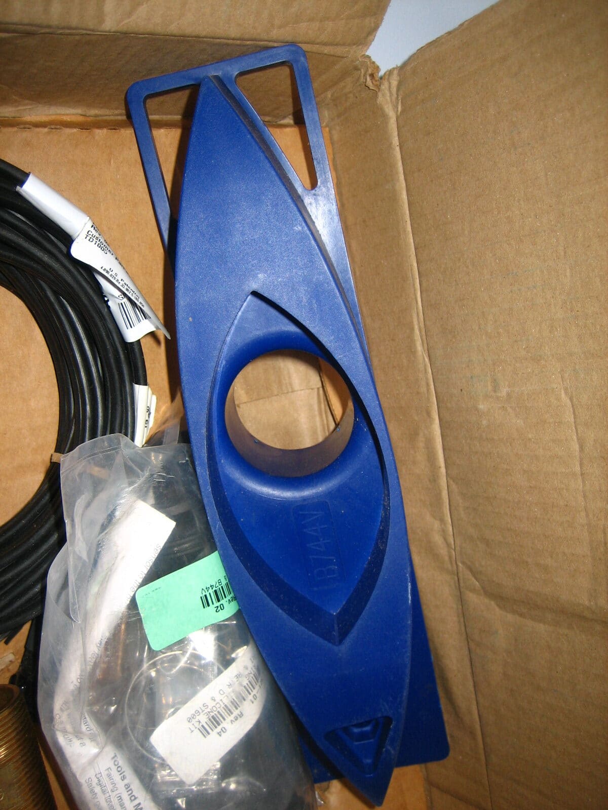 Airmar B744V-10N TD1005 Thru-Hull Bronze Transducer f/Northstar 491 490 ...