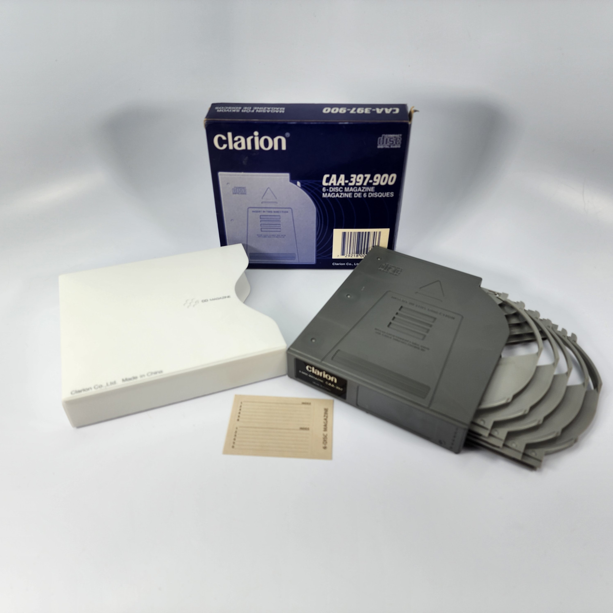 Clarion CAA-397-900 - 6 Disc CD Changer Magazine Cartridge - New Old ...