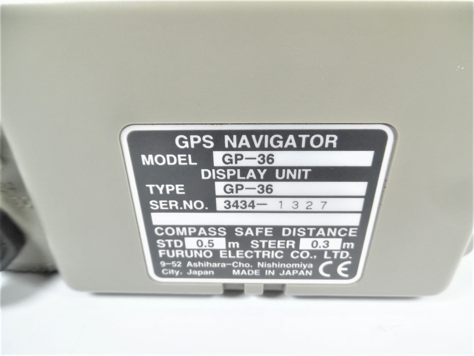 Furuno GP-36 DGPS GPS Navigator Receiver 3.5" LCD Display *TESTED ...