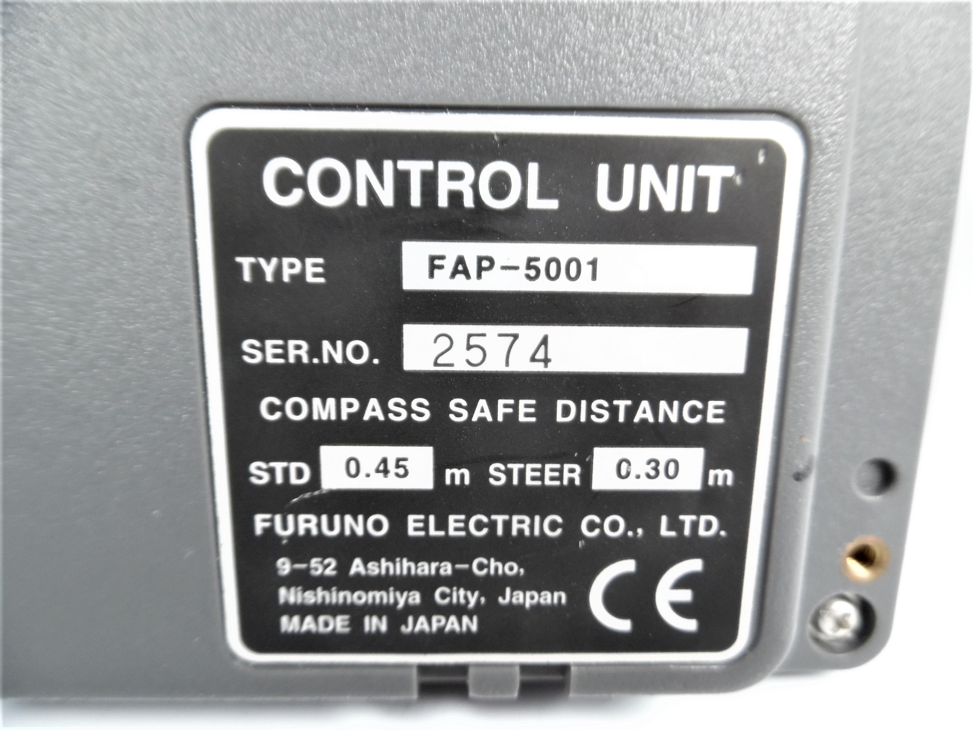 Furuno Navpilot Control Head - FAP-5001 - EXCEL COND - Tested! - 90 Day ...
